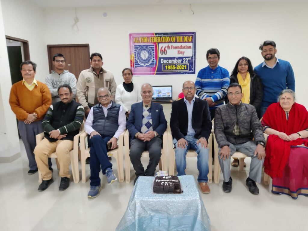 AIF Deaf – All India Federation of the Deaf